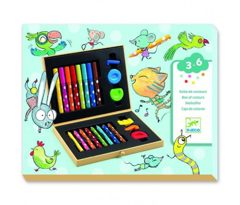 Caja de colores para niños Djeco — Tienda para bebés Noåri